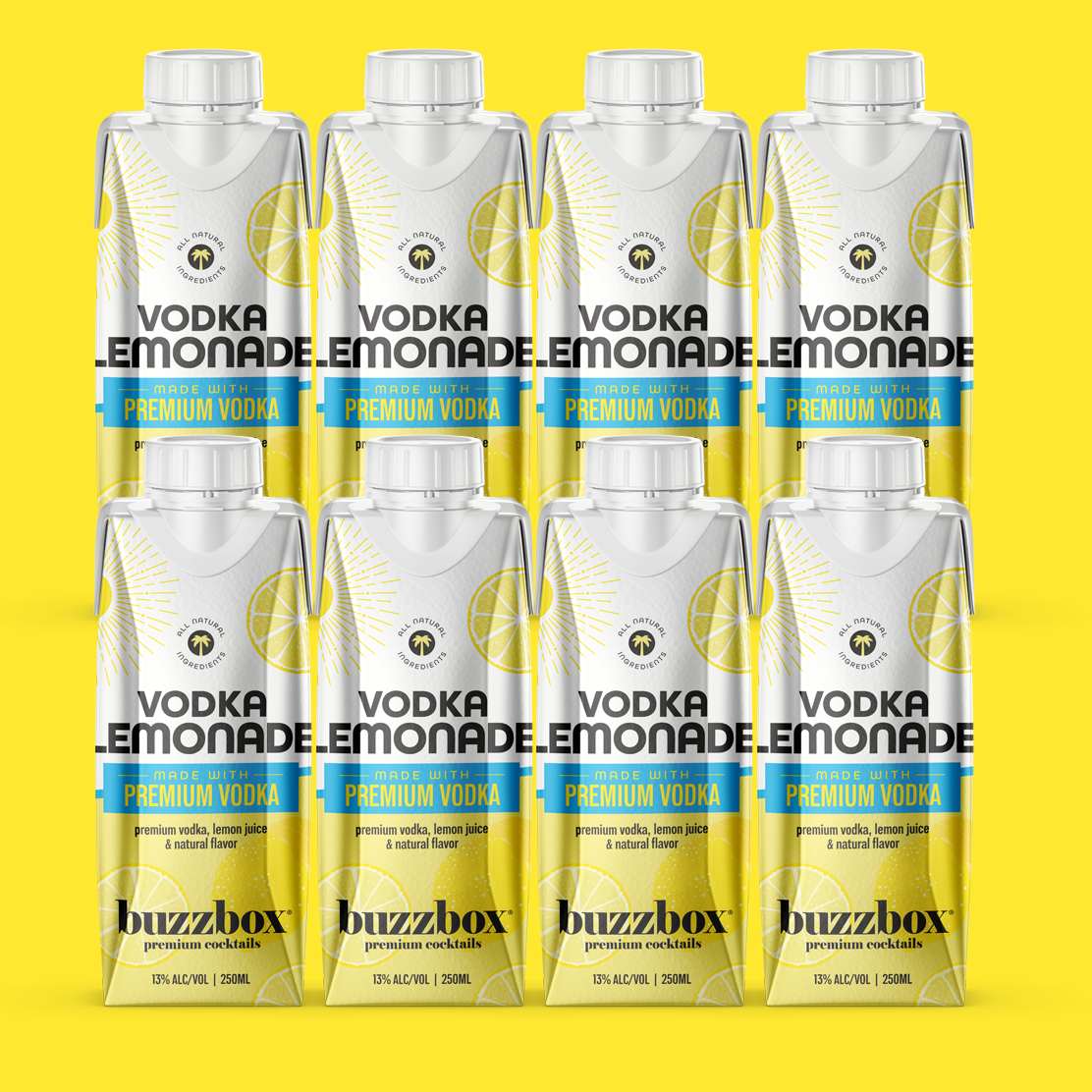 Vodka Lemonade 8 Pack – buzzbox cocktails